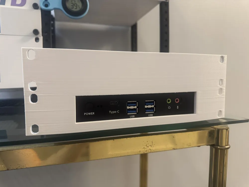 2U Mini PC 10in Rack Mounts Remixed by Sherlock Homo MakerWorld ...