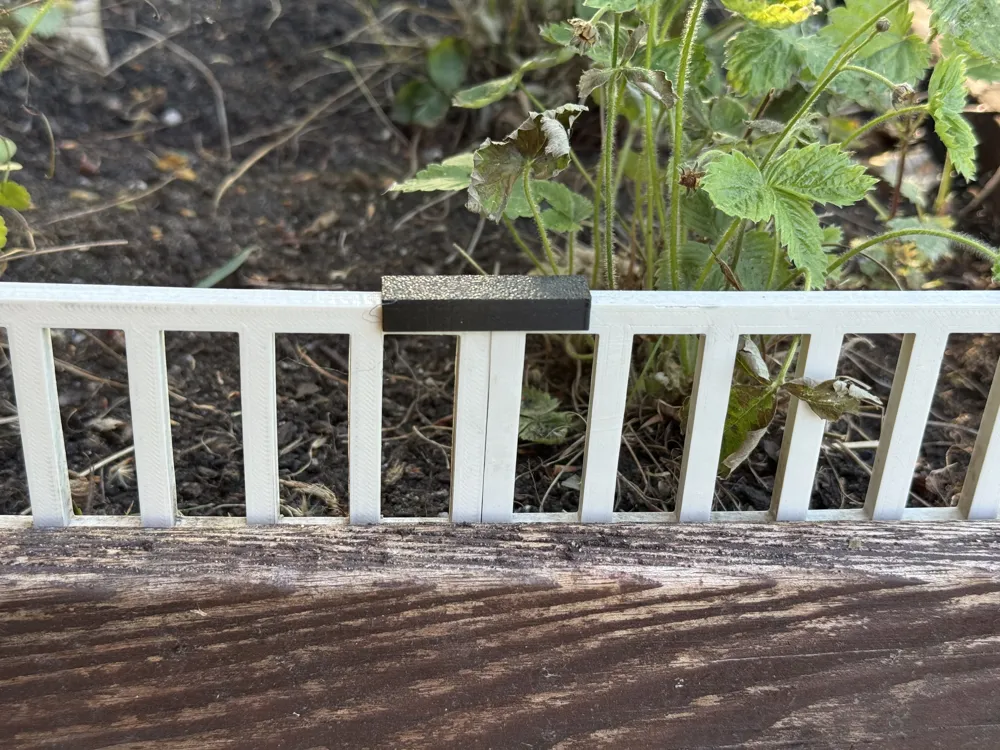 Garden mini fence - Free 3D Print Model - MakerWorld
