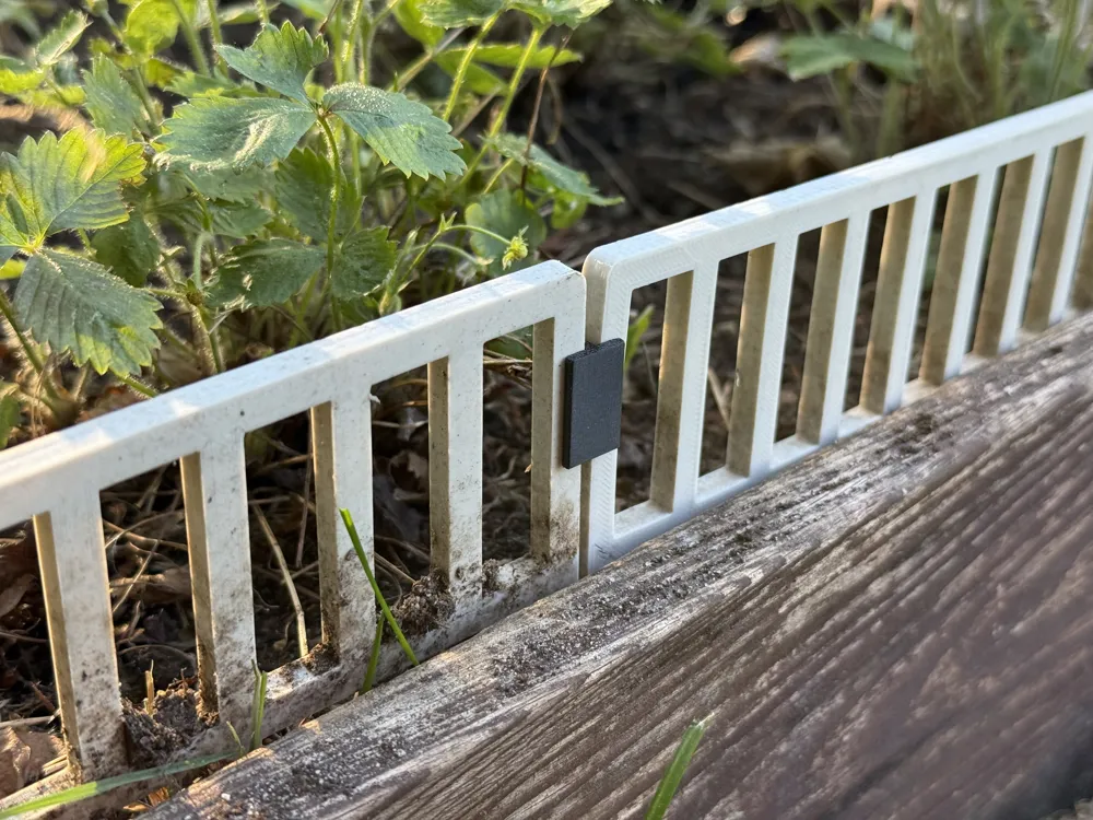 Garden mini fence - Free 3D Print Model - MakerWorld