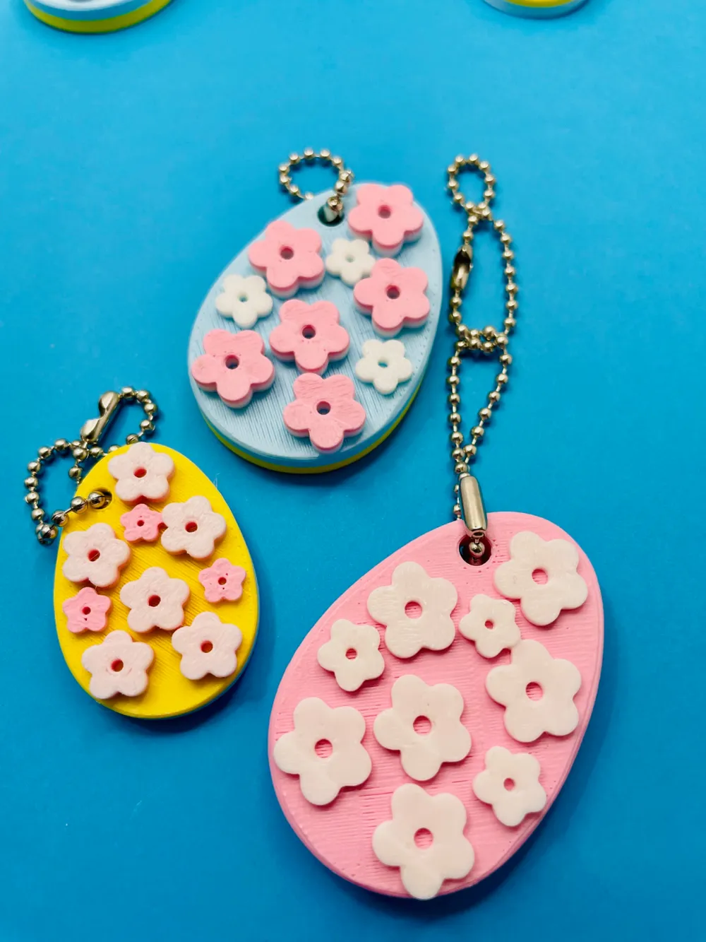Easter Egg Keychains by FunFam3D - MakerWorld