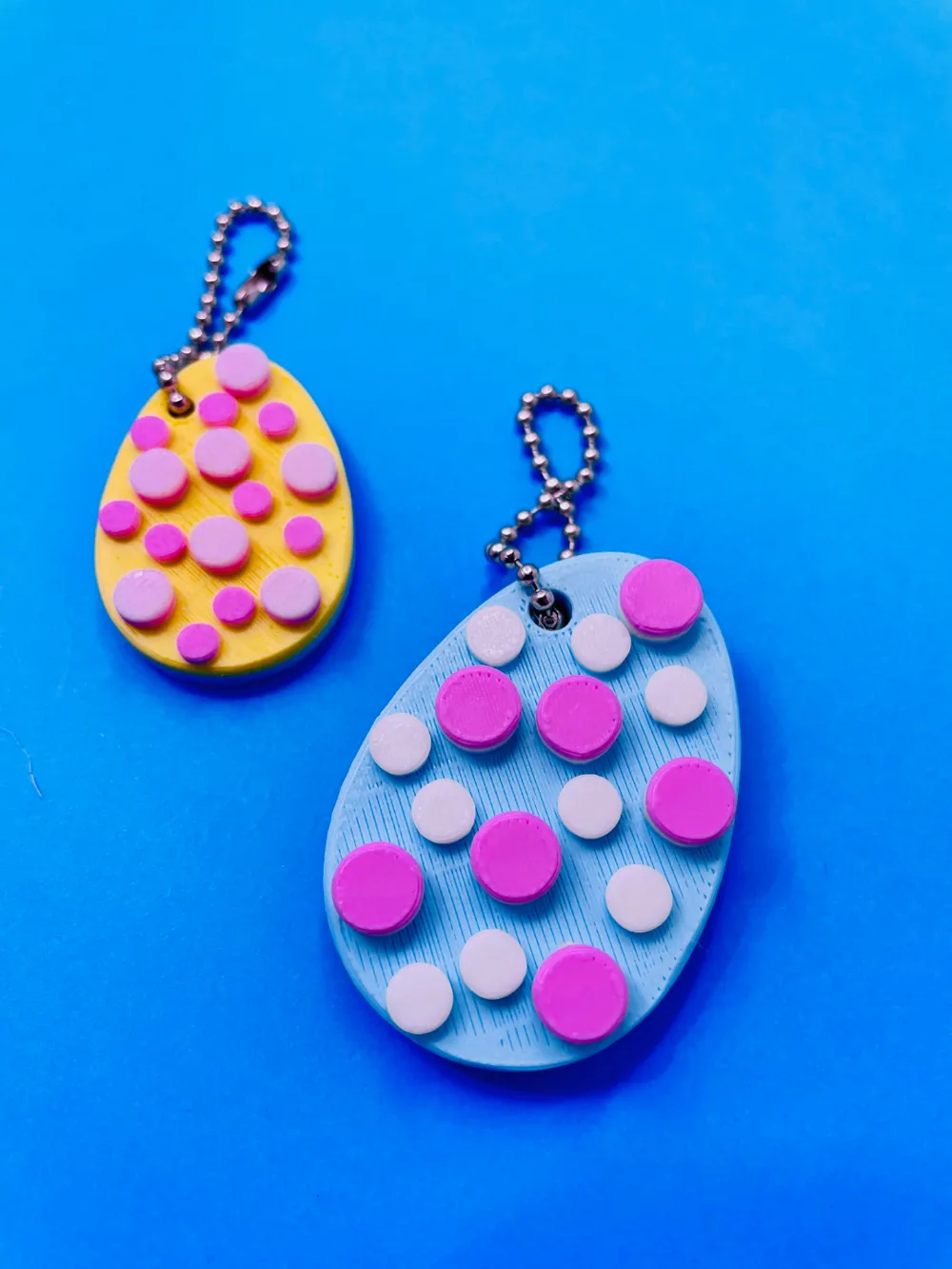 Easter Egg Keychains by FunFam3D - MakerWorld