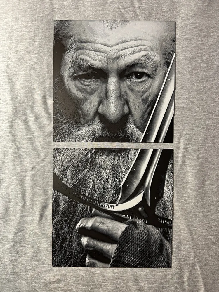 Gandalf 2-piece Hueforge - Free 3D Print Model - MakerWorld