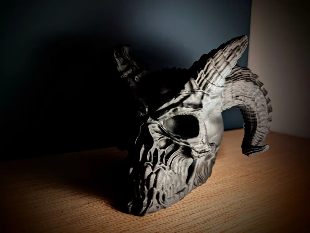 Cursed Deamon Skull - Free 3D Print Model - MakerWorld