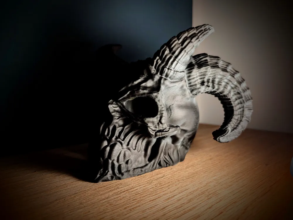 Cursed Deamon Skull - Free 3D Print Model - MakerWorld