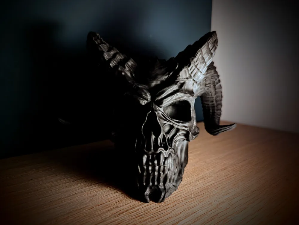 Cursed Deamon Skull - Free 3D Print Model - MakerWorld
