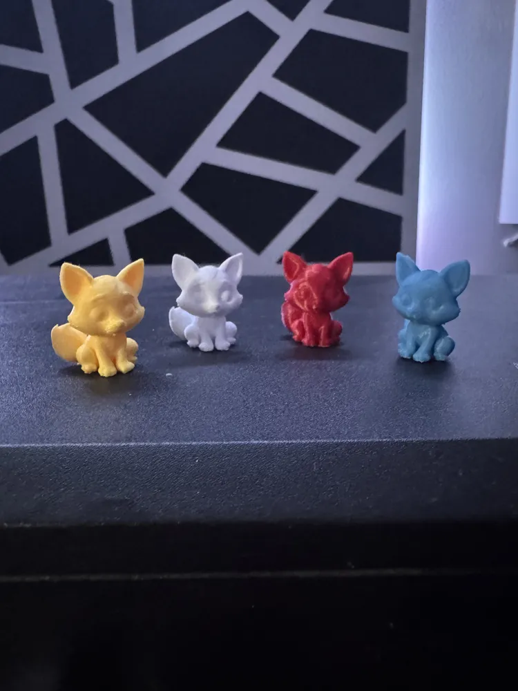 Mini Fox Figurine – Cute Animal Model by CraftedDesigns MakerWorld ...