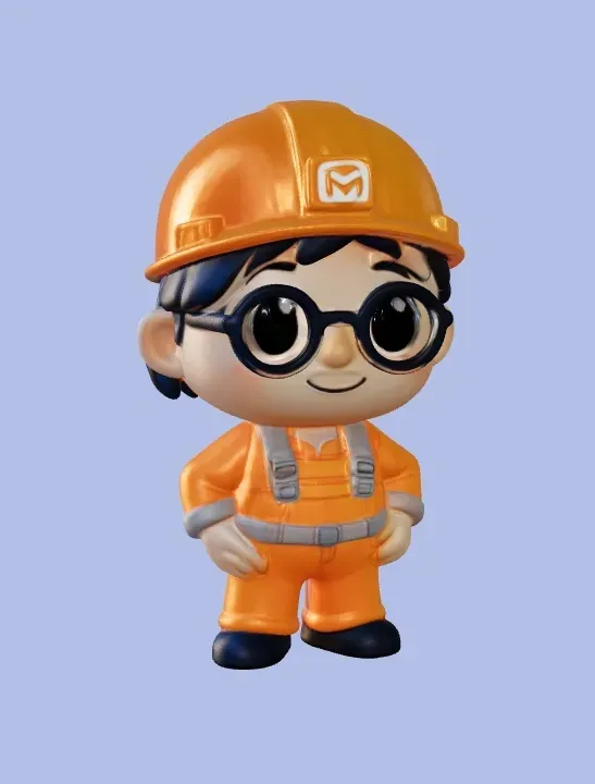 Adorable miniature! Q version Guang Tou Qiang by Feng - MakerWorld