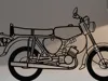Simson S51 Silhouette Drawing by KN3Design MakerWorld: Download Free 3D ...