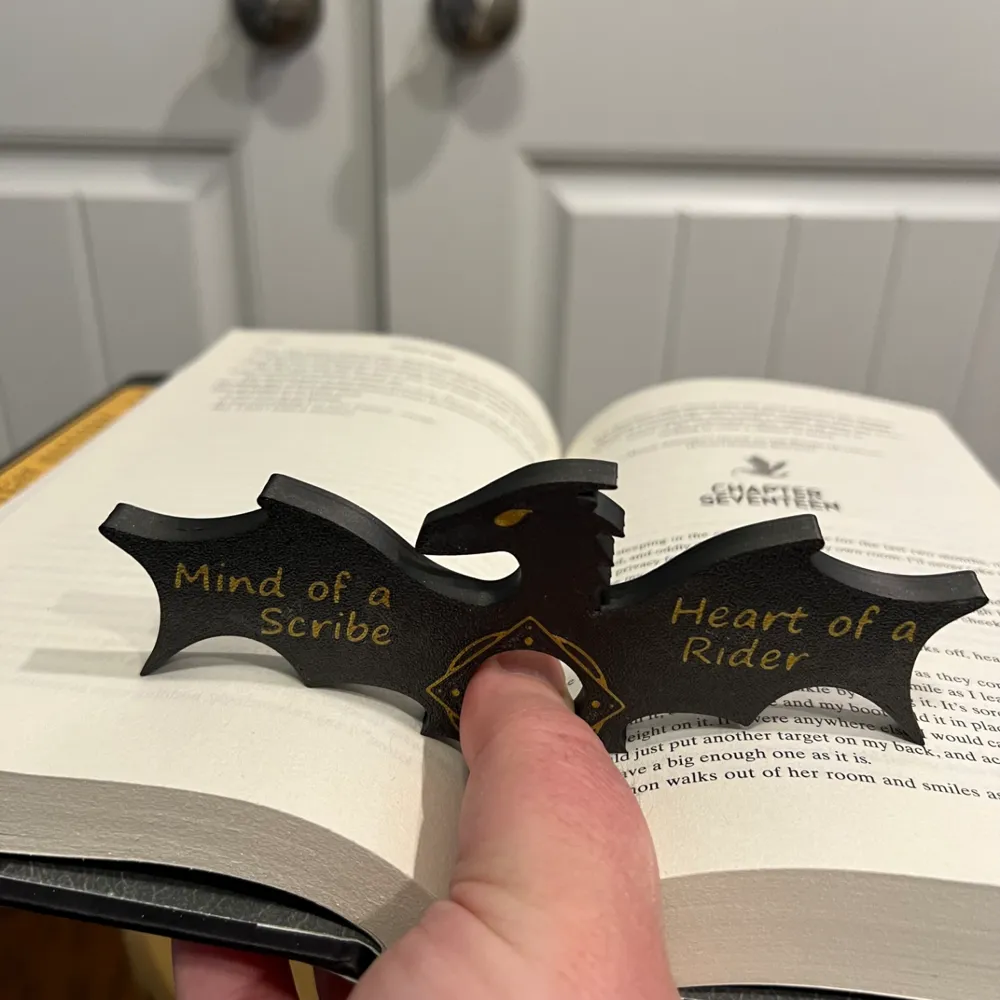 Fourth Wing Page Holder - Free 3D Print Model - MakerWorld