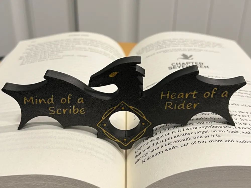 Fourth Wing Page Holder - Free 3D Print Model - MakerWorld