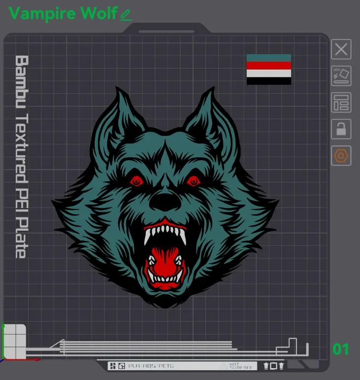 Vampire Wolf by Wizard7741 - MakerWorld