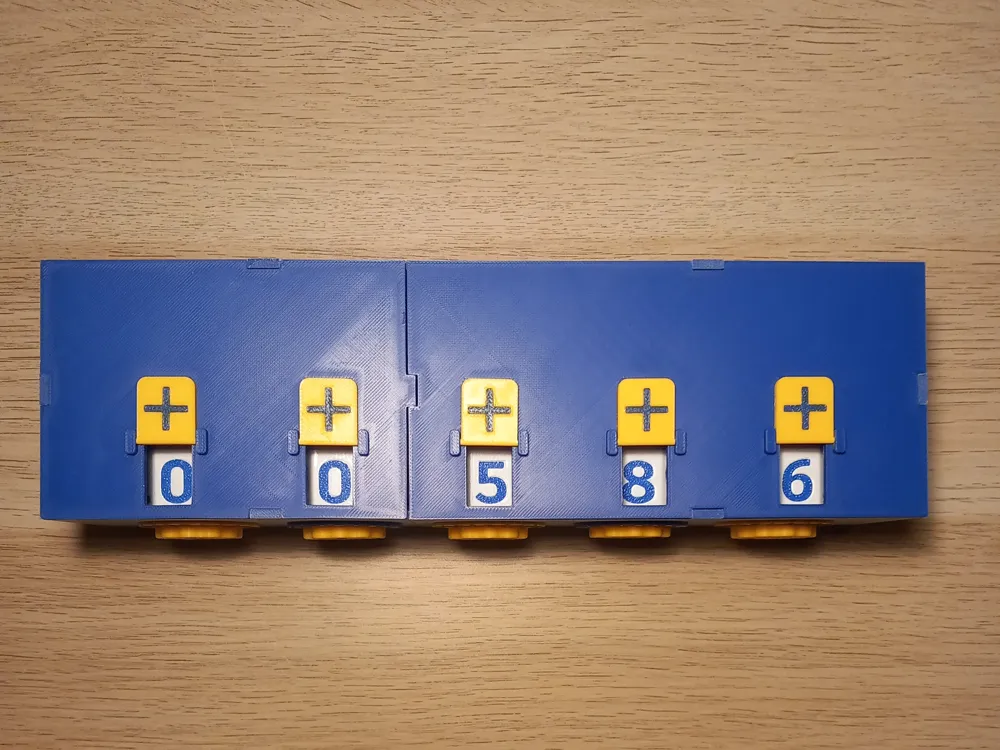 Pascaline (Mechanical Calculator) by Pol Feito MakerWorld: Download ...