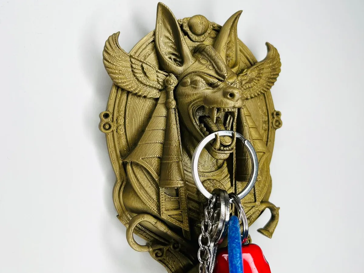 Anubis key chain organizer - Free 3D Print Model - MakerWorld