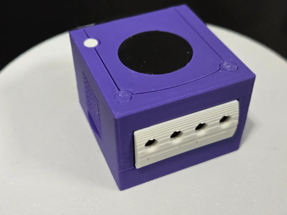 Multipart Mini Gamecube with SD card holder Remixed by fightstickclub ...