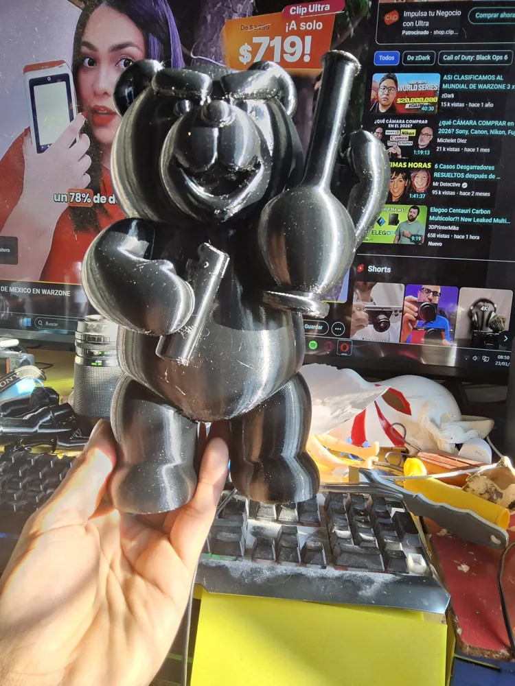 TED WITH BONG - Free 3D Print Model - MakerWorld
