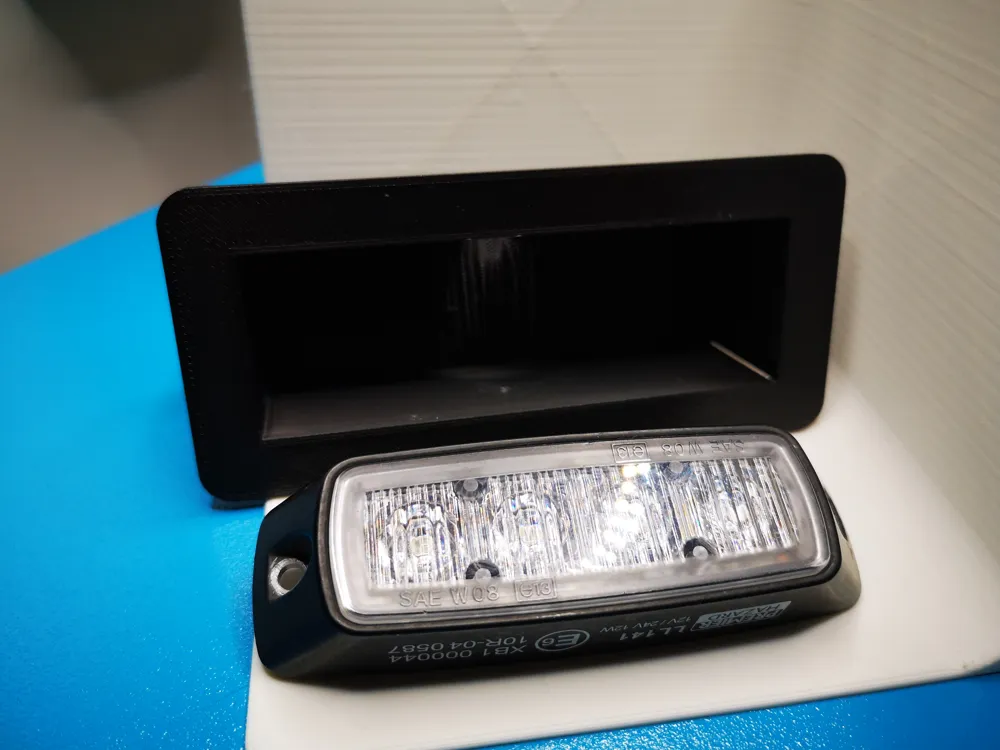 Universal Parametric Window Shroud for LED Lights - Free 3D Print Model ...