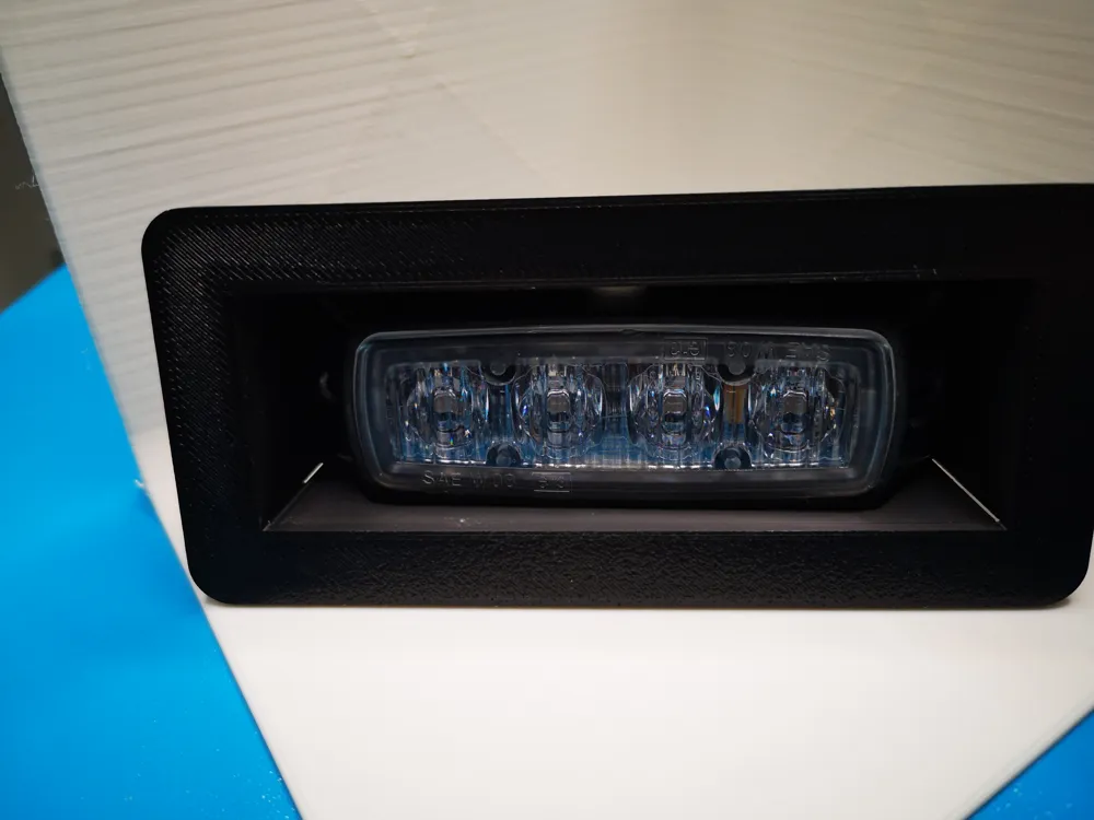 Universal Parametric Window Shroud for LED Lights - Free 3D Print Model ...