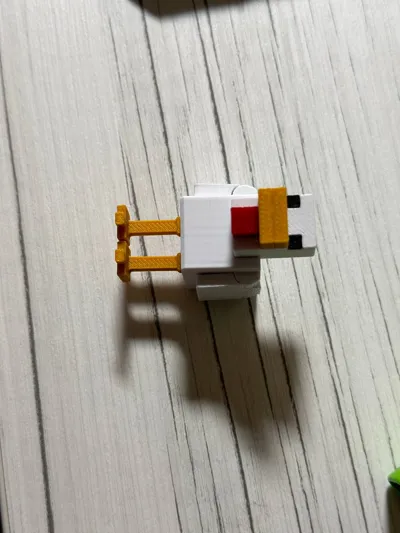 Minecraft Chicken Articulated - Free 3D Print Model - MakerWorld