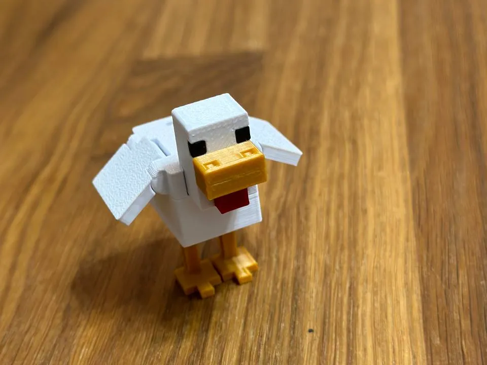 Pollito Articulado de Minecraft por kirimba MakerWorld: Descarga ...