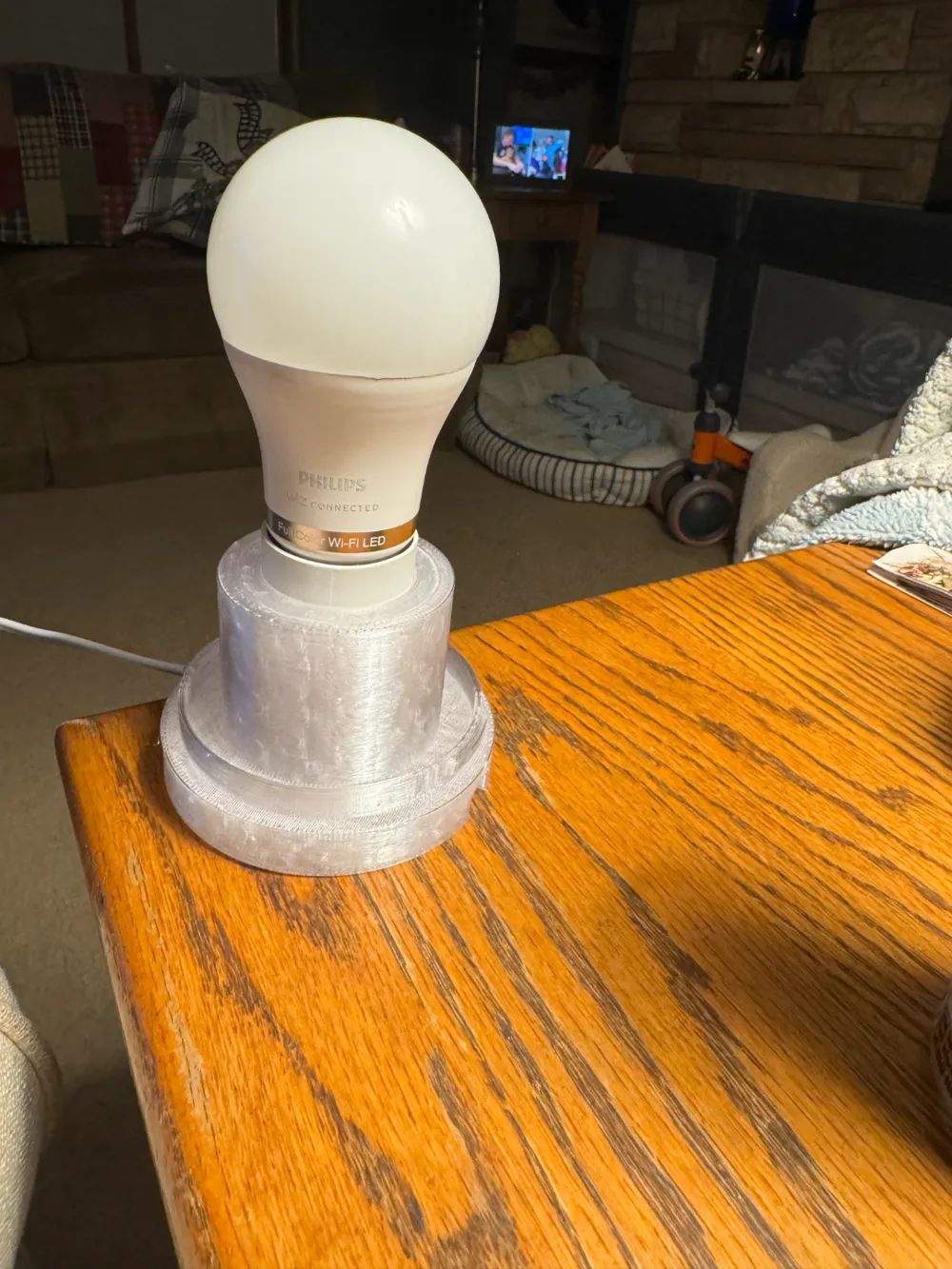 LED Lamp Base Hanging Cord by Mdorzech - MakerWorld