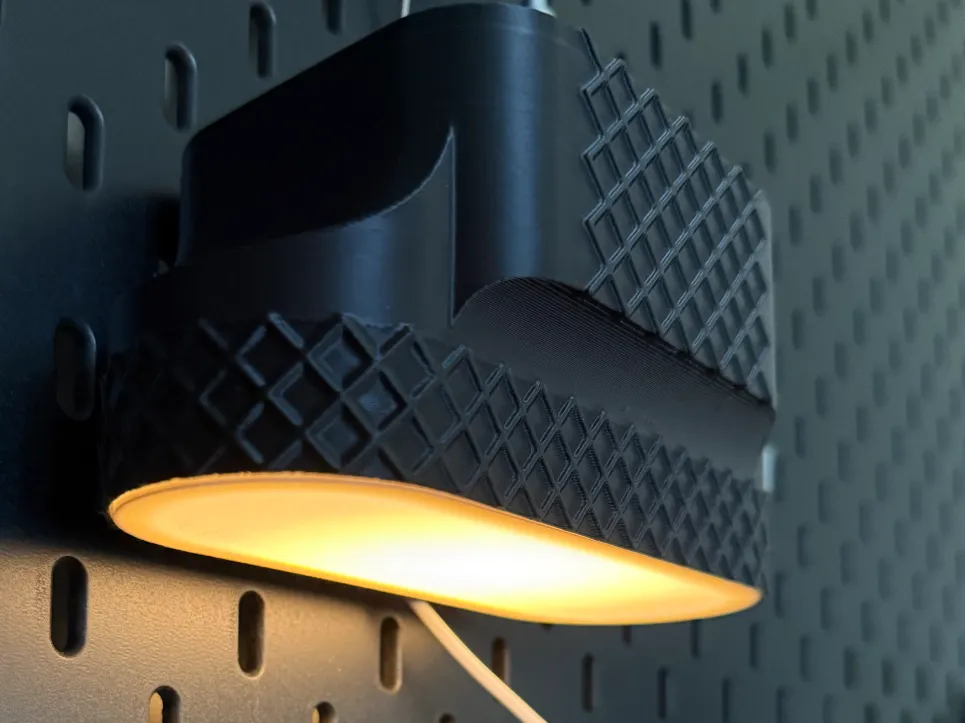 Paralume IKEA Skadis per KIT LED Bambu 001 - Modello di stampa 3D ...