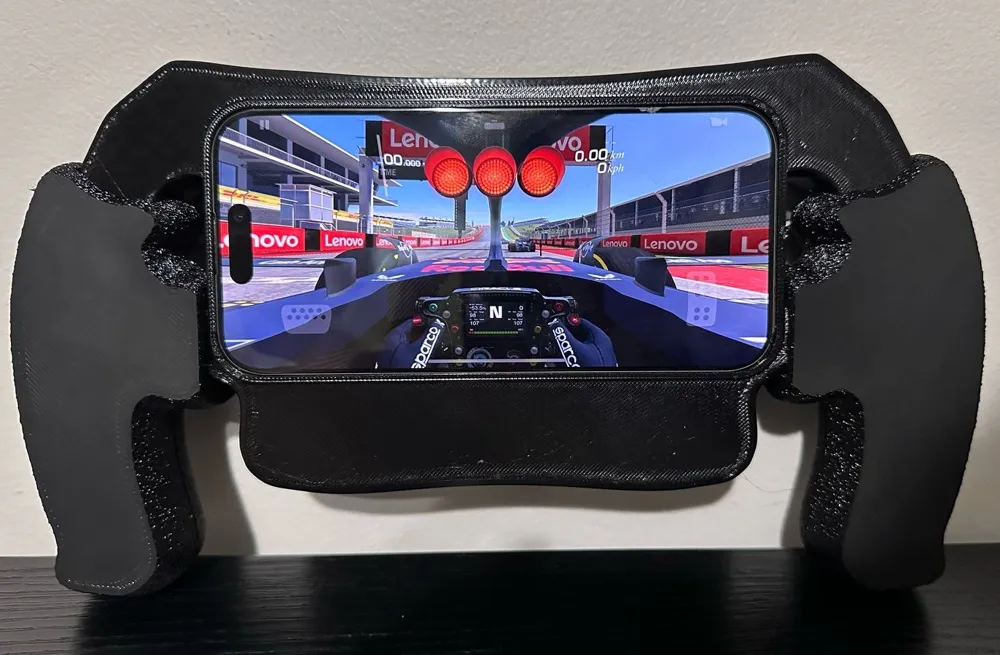 iPhone 15 Pro racing steering wheel - F1 edition by Wero MakerWorld ...