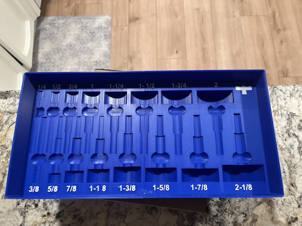 Forstner Bit Organizer by Cattywhompus MakerWorld: Download Free 3D Models