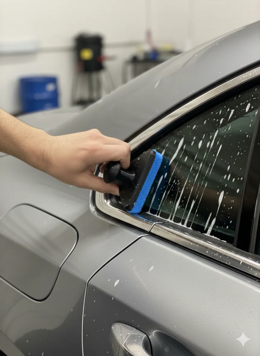 Car Window Mini Scrubber for Tinting/Washing - Free 3D Print Model ...