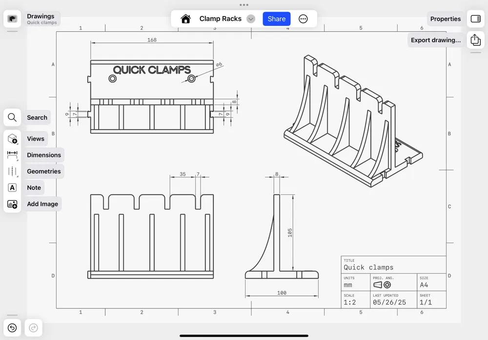 Woodwork Clamp Racks by CaptainBackfire MakerWorld: Download Free 3D Models