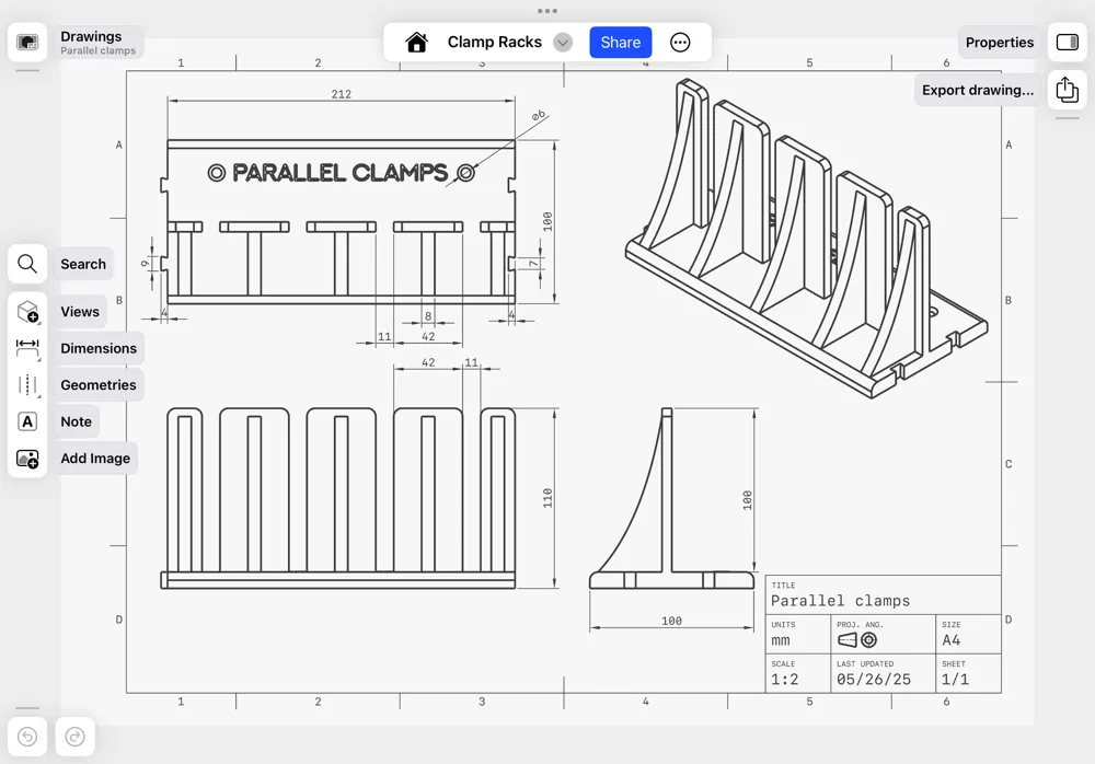 Woodwork Clamp Racks by CaptainBackfire MakerWorld: Download Free 3D Models
