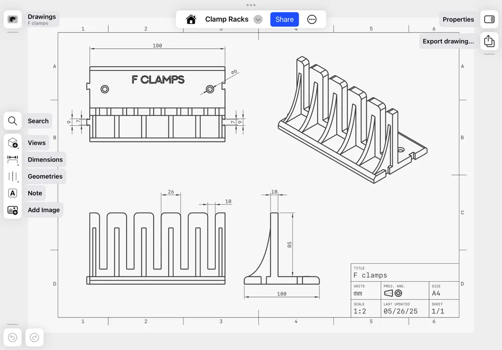 Woodwork Clamp Racks by CaptainBackfire MakerWorld: Download Free 3D Models