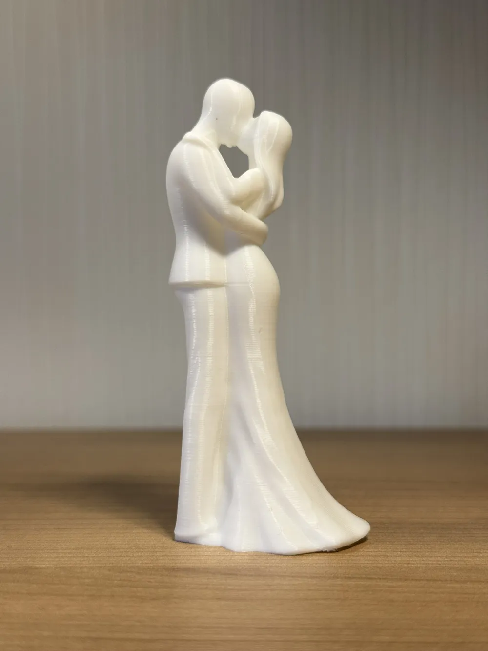 Modern Couple Sculpture - Valentine's Day Love - Free 3D Print Model ...