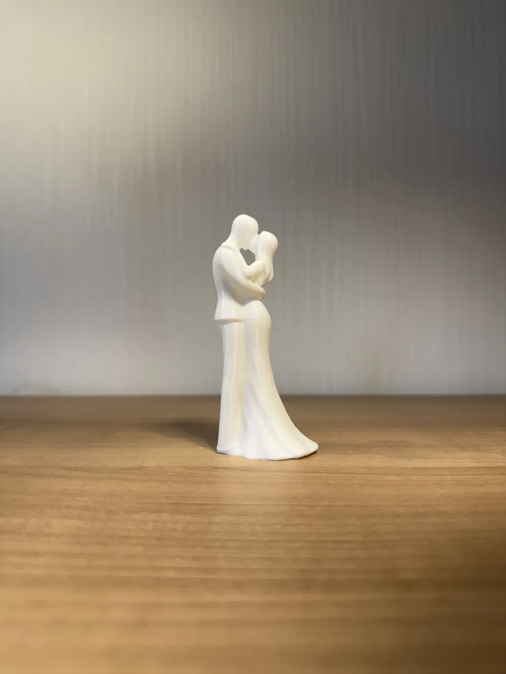 Modern Couple Sculpture - Valentine's Day Love - Free 3D Print Model ...