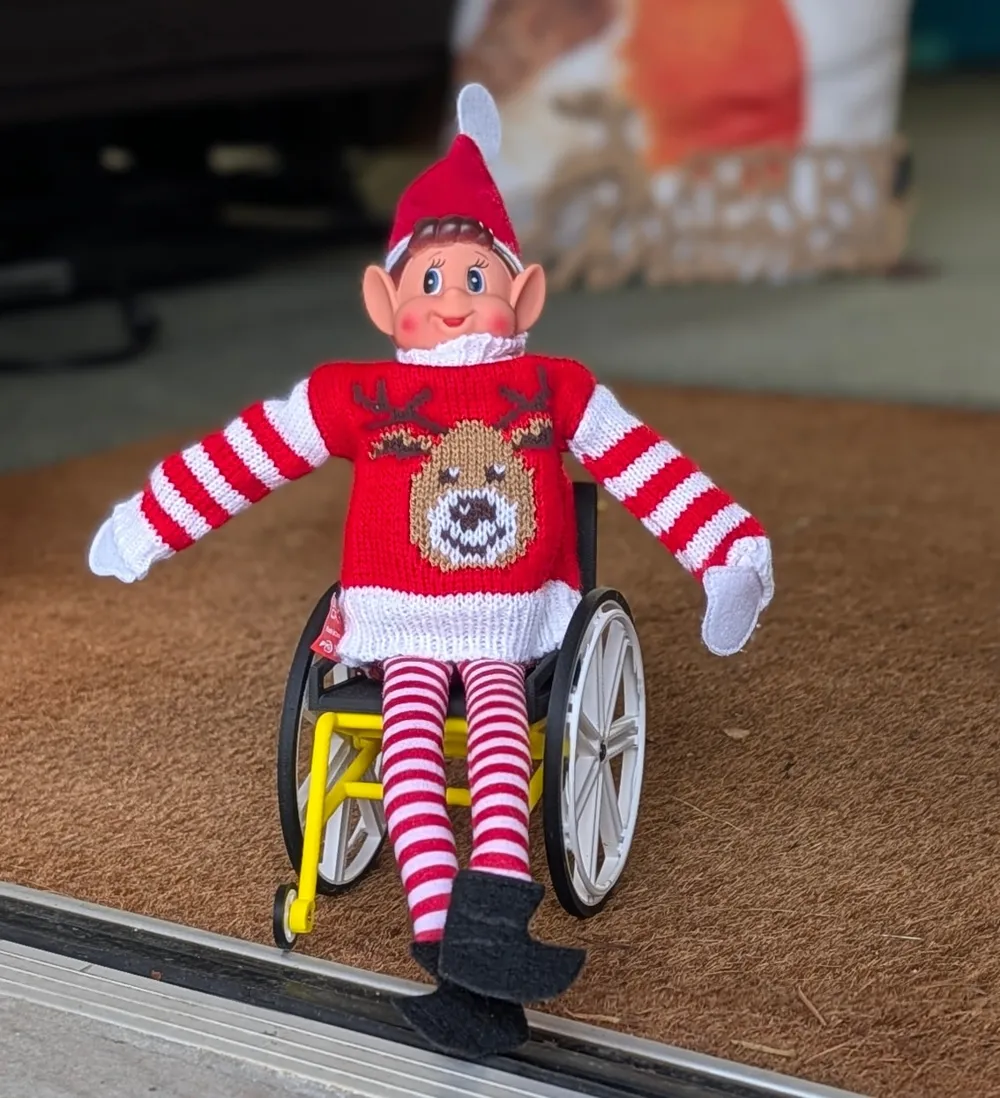 Elf on the Shelf Wheelchair – Mini Wheelchair - Free 3D Print Model ...