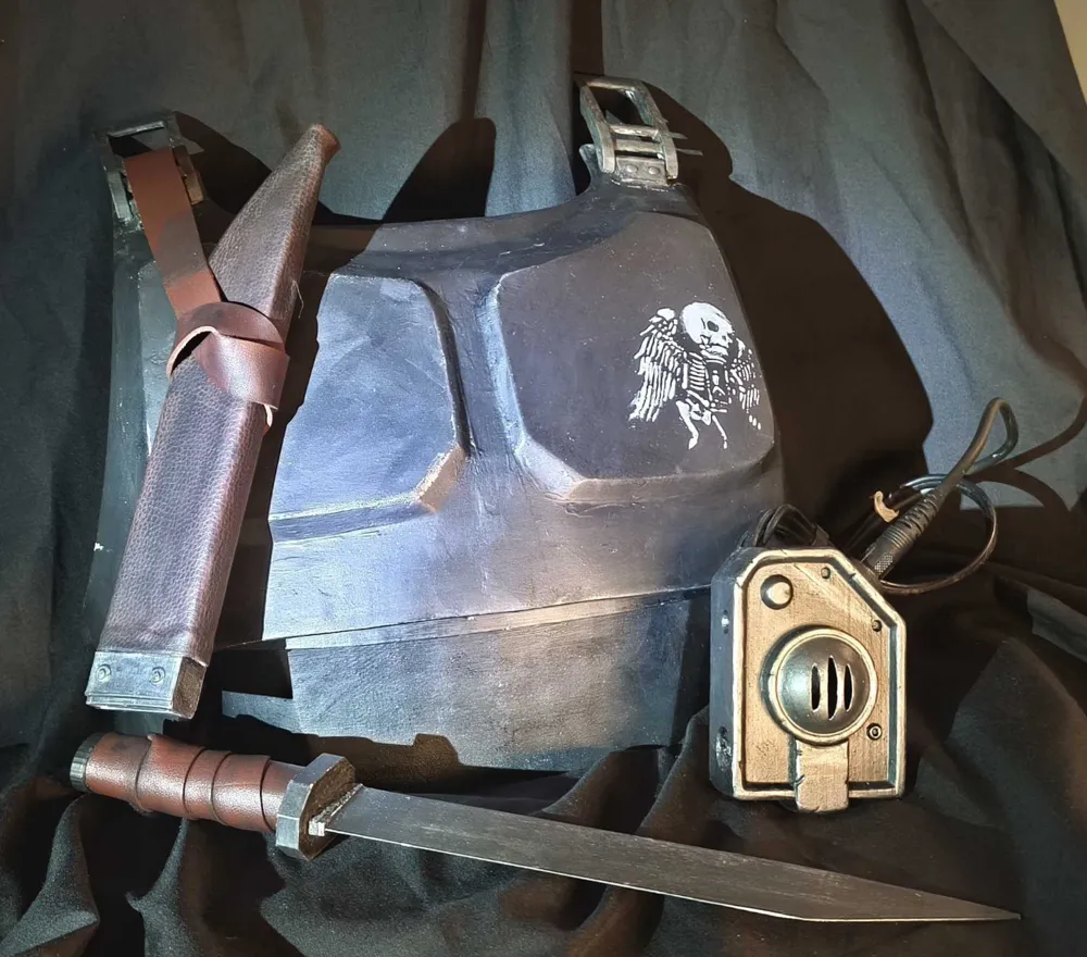 Veteran Guardsman Chest Armor 40k for cosplay - Free 3D Print Model ...