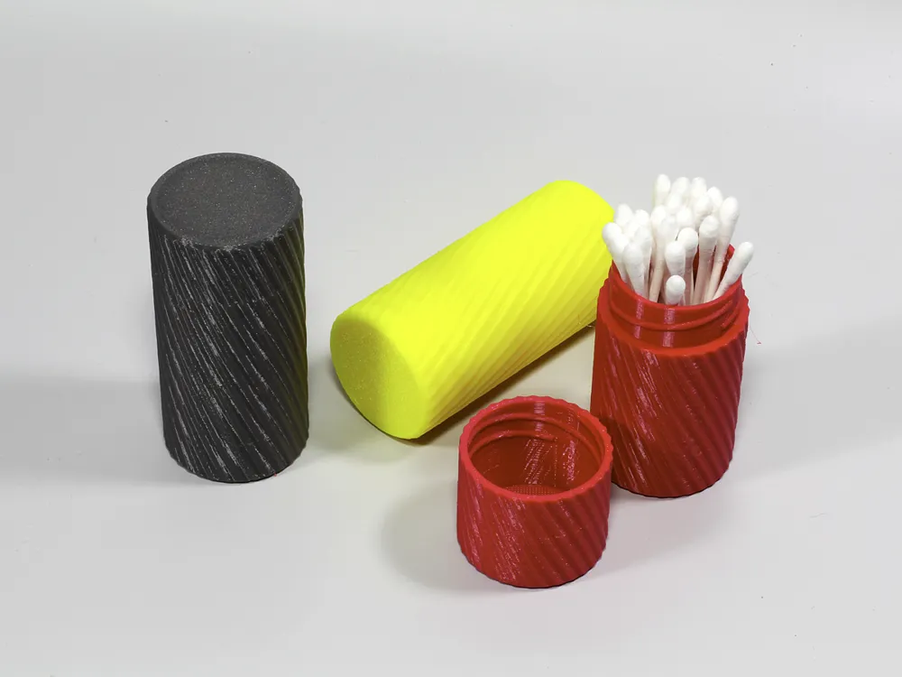 Cotton Swab (QTip) Travel Container Screw-on by PYXIS - MakerWorld