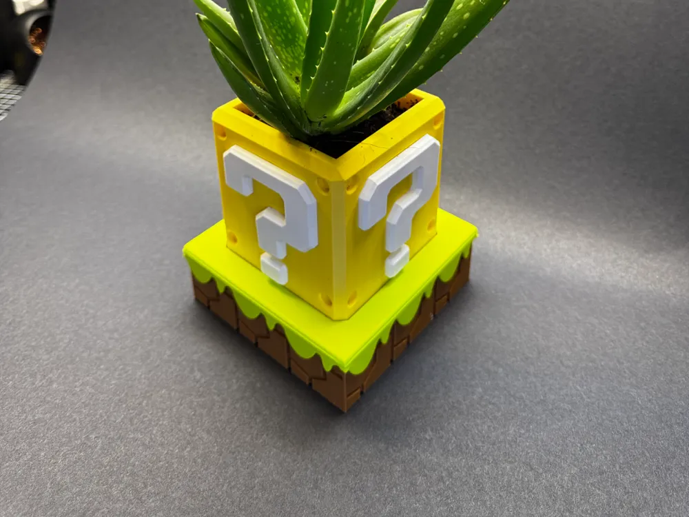 Mystery box planter Super Mario inspired by makersark3d - MakerWorld