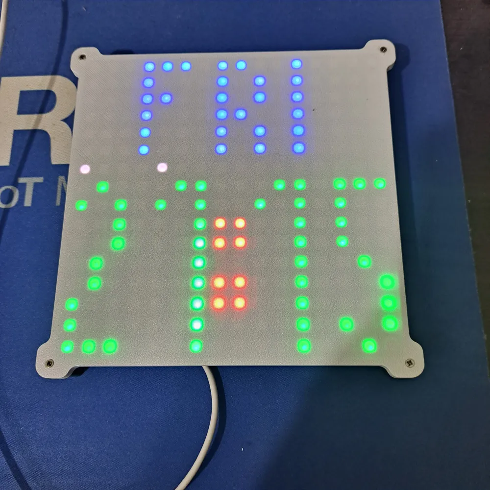 RAKwireless WisBlock RAK14012 16x16 LED Clock by beegee-rakwireless ...