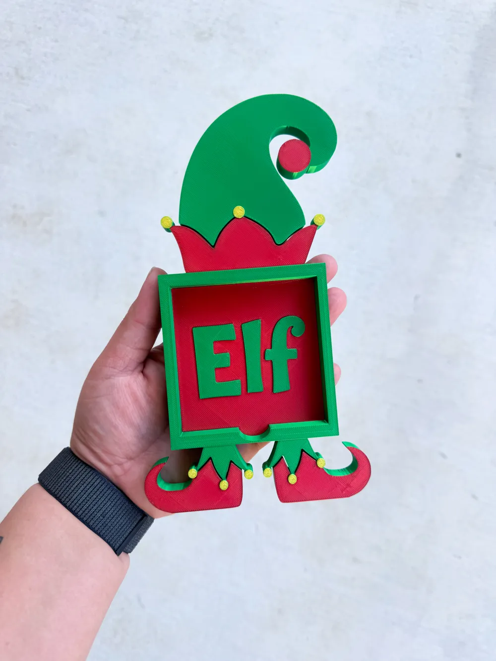 Elf Sticky Note Holder by LayeredLogic MakerWorld: Download Free 3D Models