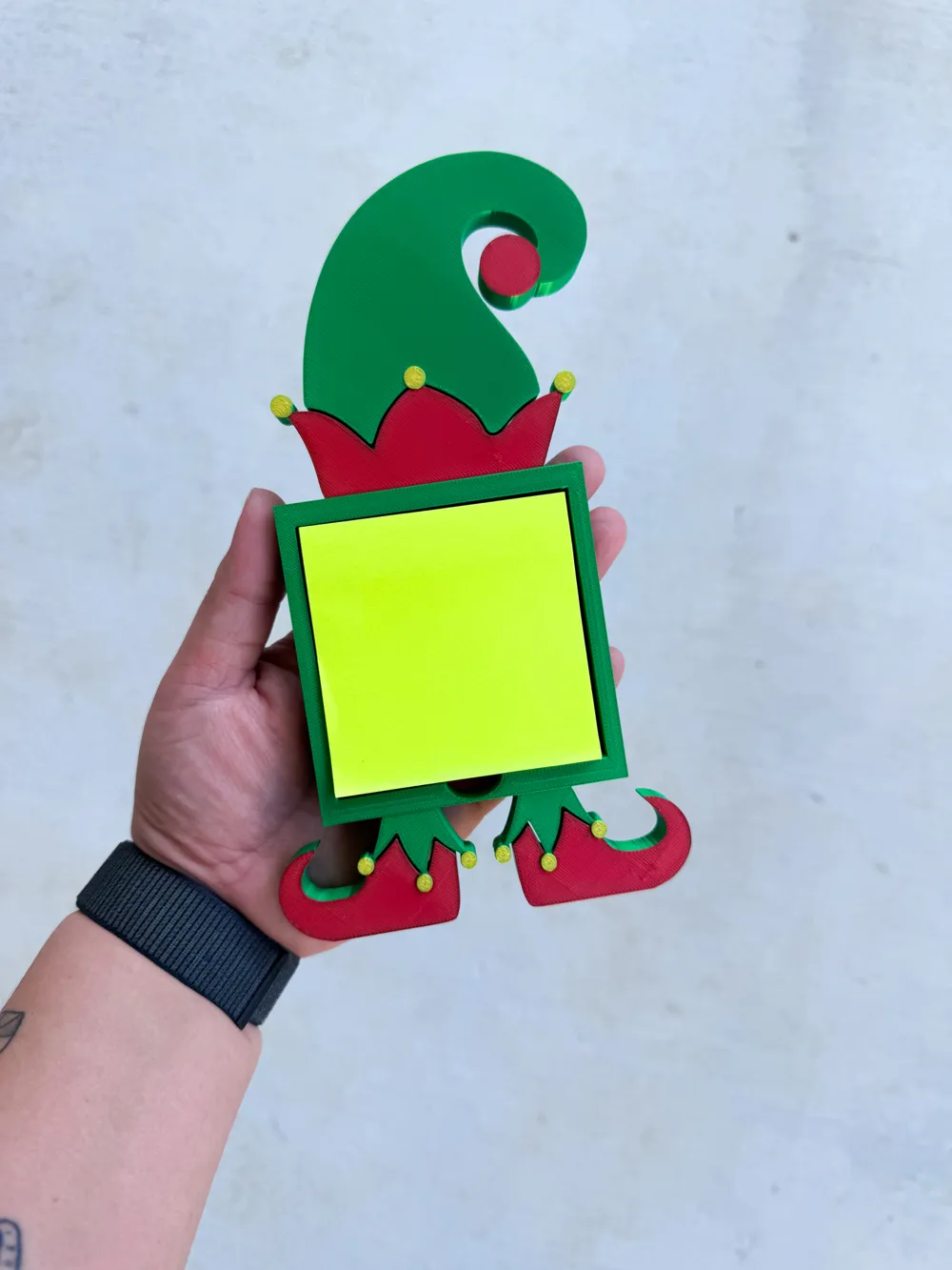 Elf Sticky Note Holder by LayeredLogic MakerWorld: Download Free 3D Models