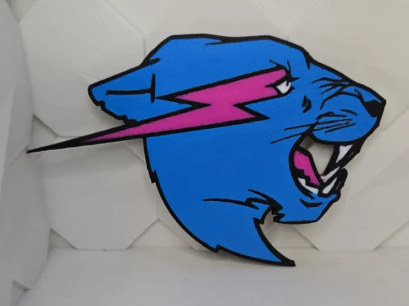 Mr. Beast Logo/Sign - Free 3D Print Model - MakerWorld