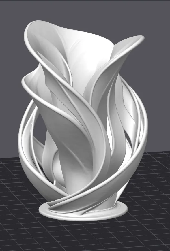 Modern vase - Free 3D Print Model - MakerWorld