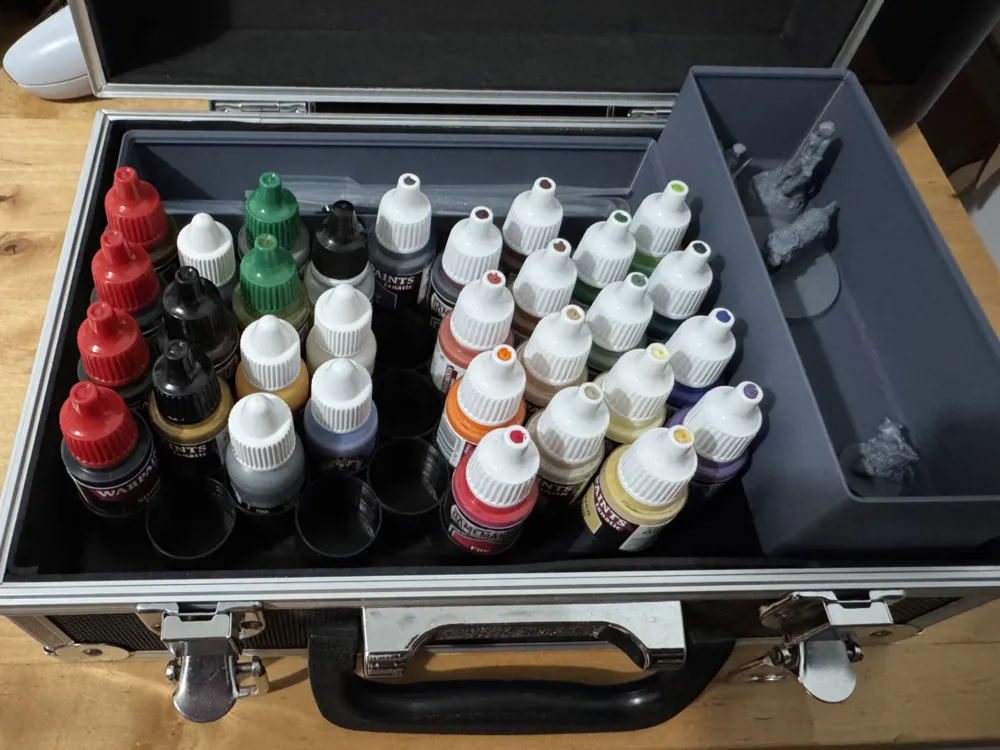 Gridfinity Paint Bottle Storage by monkeyfett8 MakerWorld: Download ...