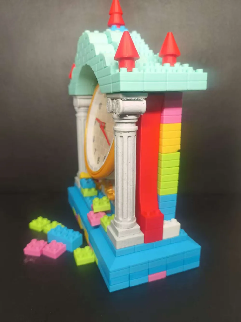 Disney Fantasy Castle Brick Clock (childhood toy, companionship ...