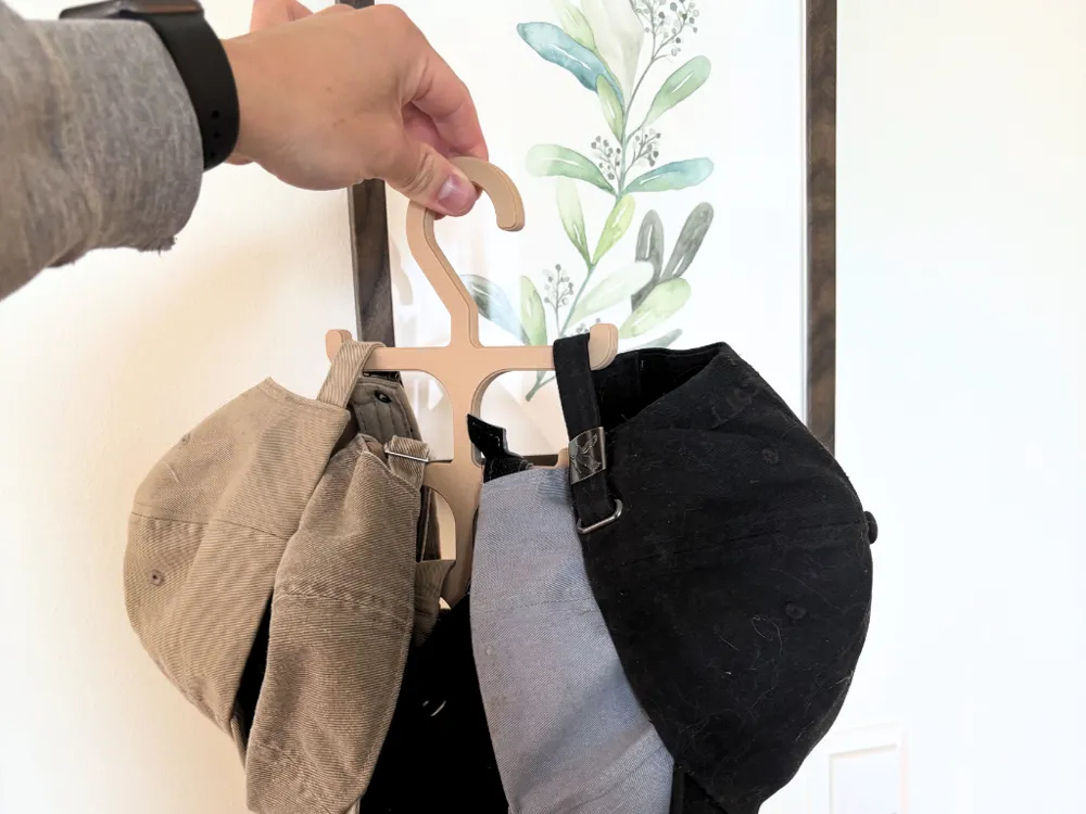 Cap & Hat Hanger - Every Day Use - Free 3D Print Model - MakerWorld