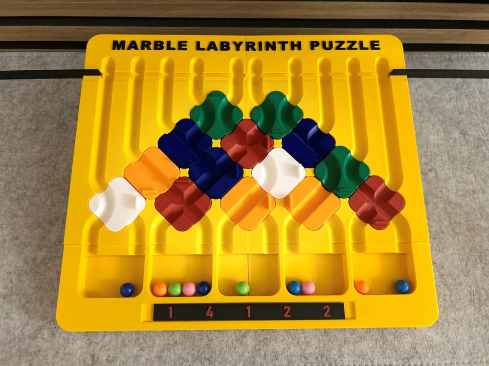 Murmel Labyrinth Puzzle - The Challenge by Allpa_112 MakerWorld: Download Free 3D Models