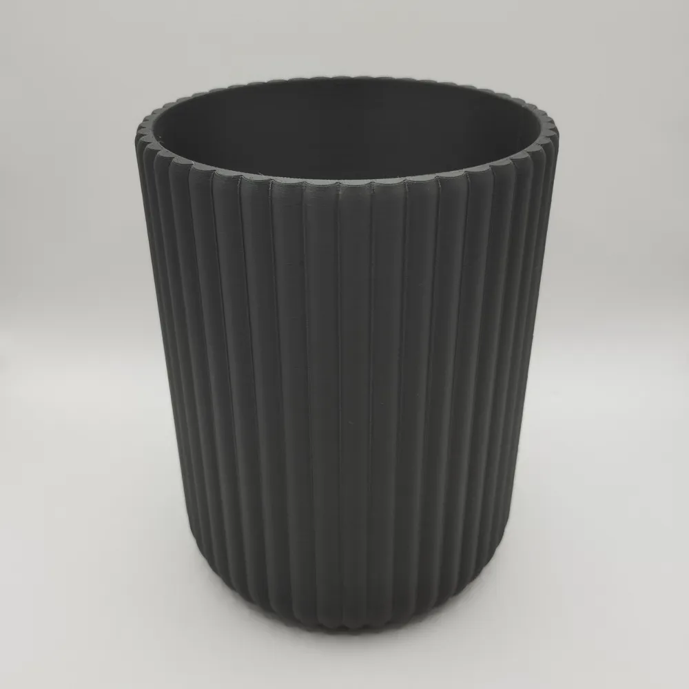 Ribbed Kitchen Utensil Holder, Utensil Basket by Deltaprints MakerWorld ...