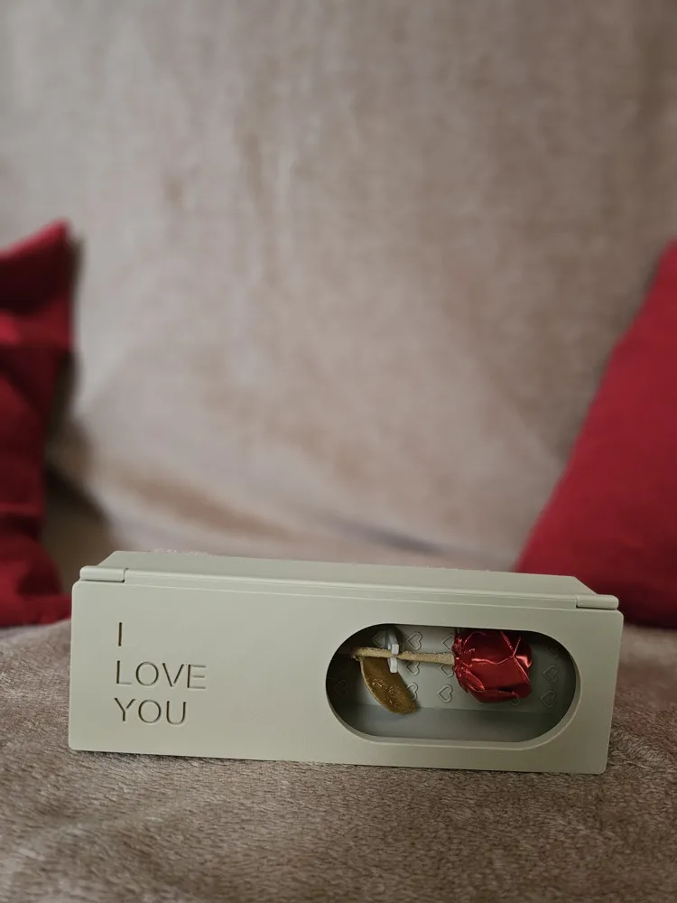 Valentine Rose Box - Free 3D Print Model - MakerWorld