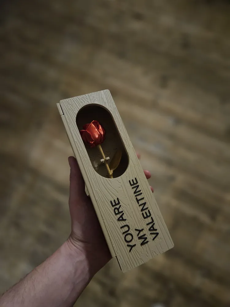 Valentine Rose Box - Free 3D Print Model - MakerWorld