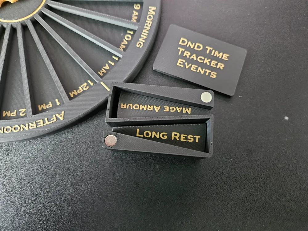 DnD Time Tracker and Events by MJ925 MakerWorld: Download Free 3D Models